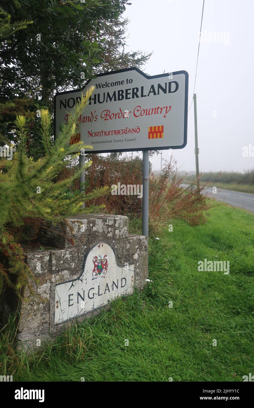 Anglo-Scottish border. English Northern frontier. Scottish Southern ...