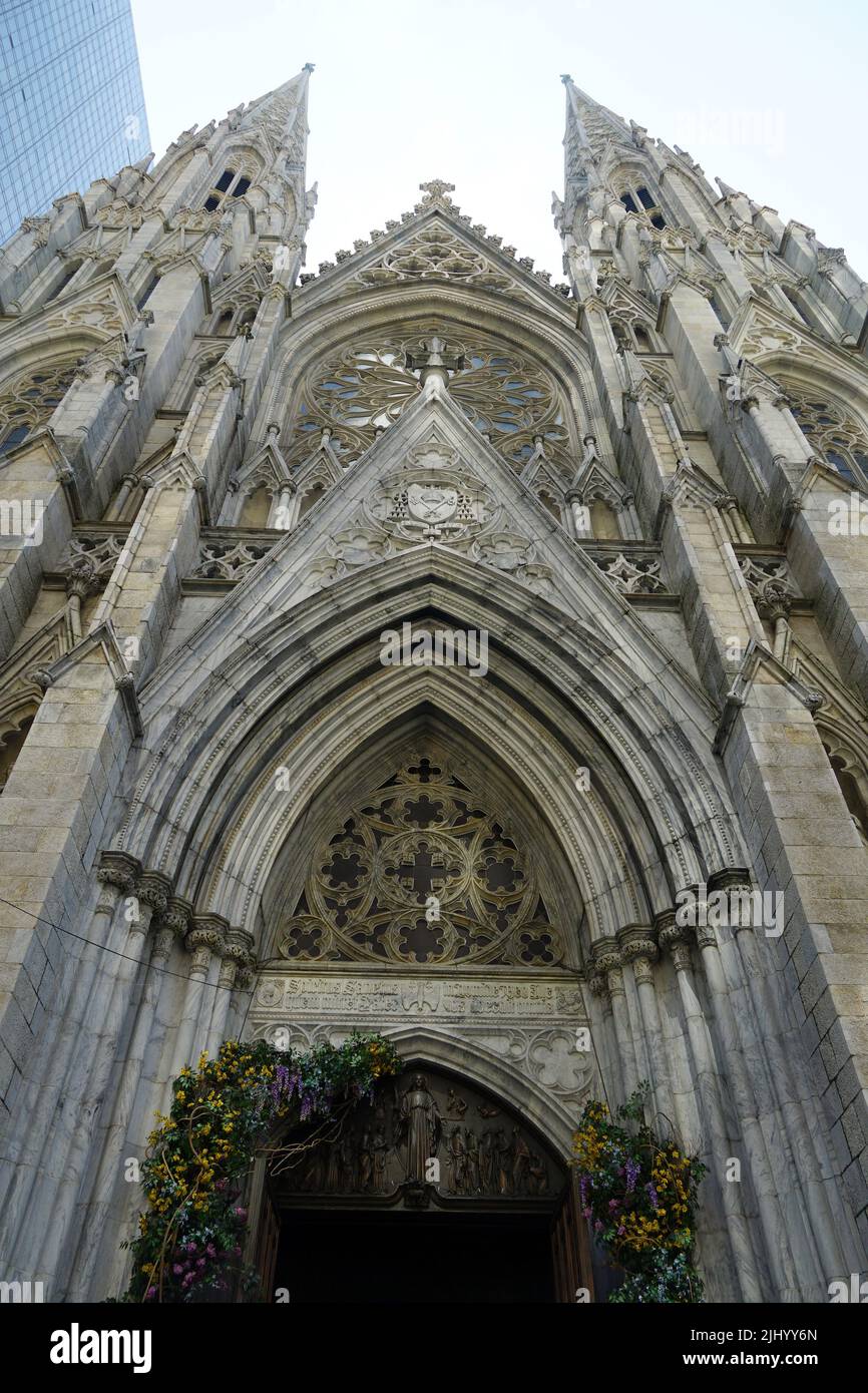 St. Patrick's Cathedral, Midtown Manhattan, New York City (NYC), State ...