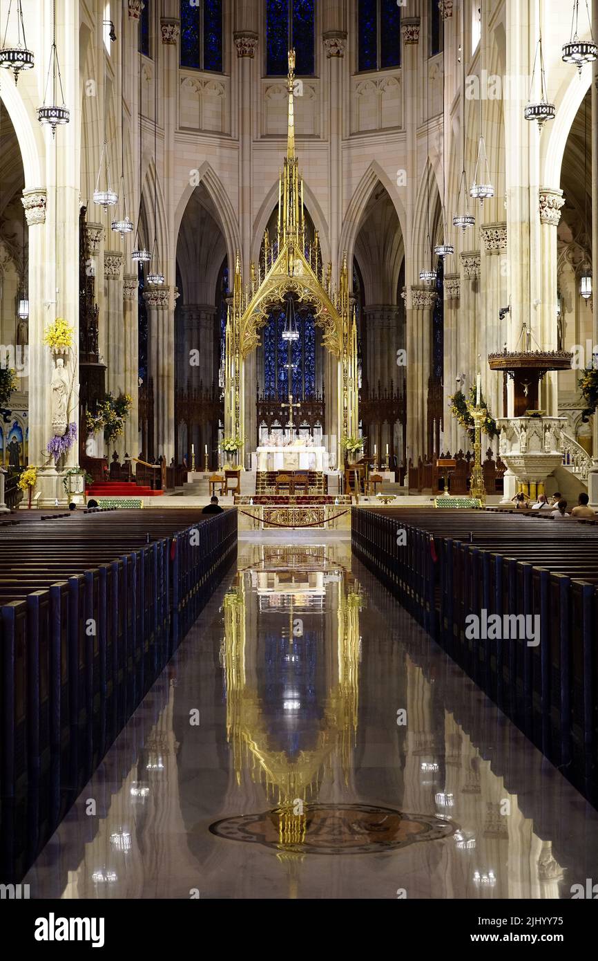 St. Patrick's Cathedral, Midtown Manhattan, New York City (NYC), State ...