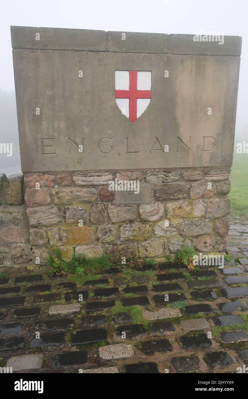 Anglo-Scottish border. English Northern frontier. Scottish Southern ...
