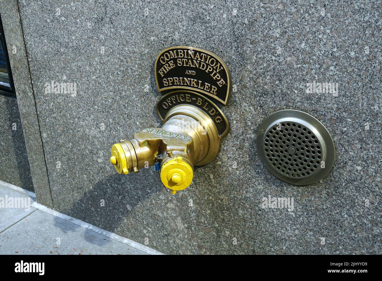 Combination fire standpipe and sprinkler, Manhattan, New York City (NYC ...