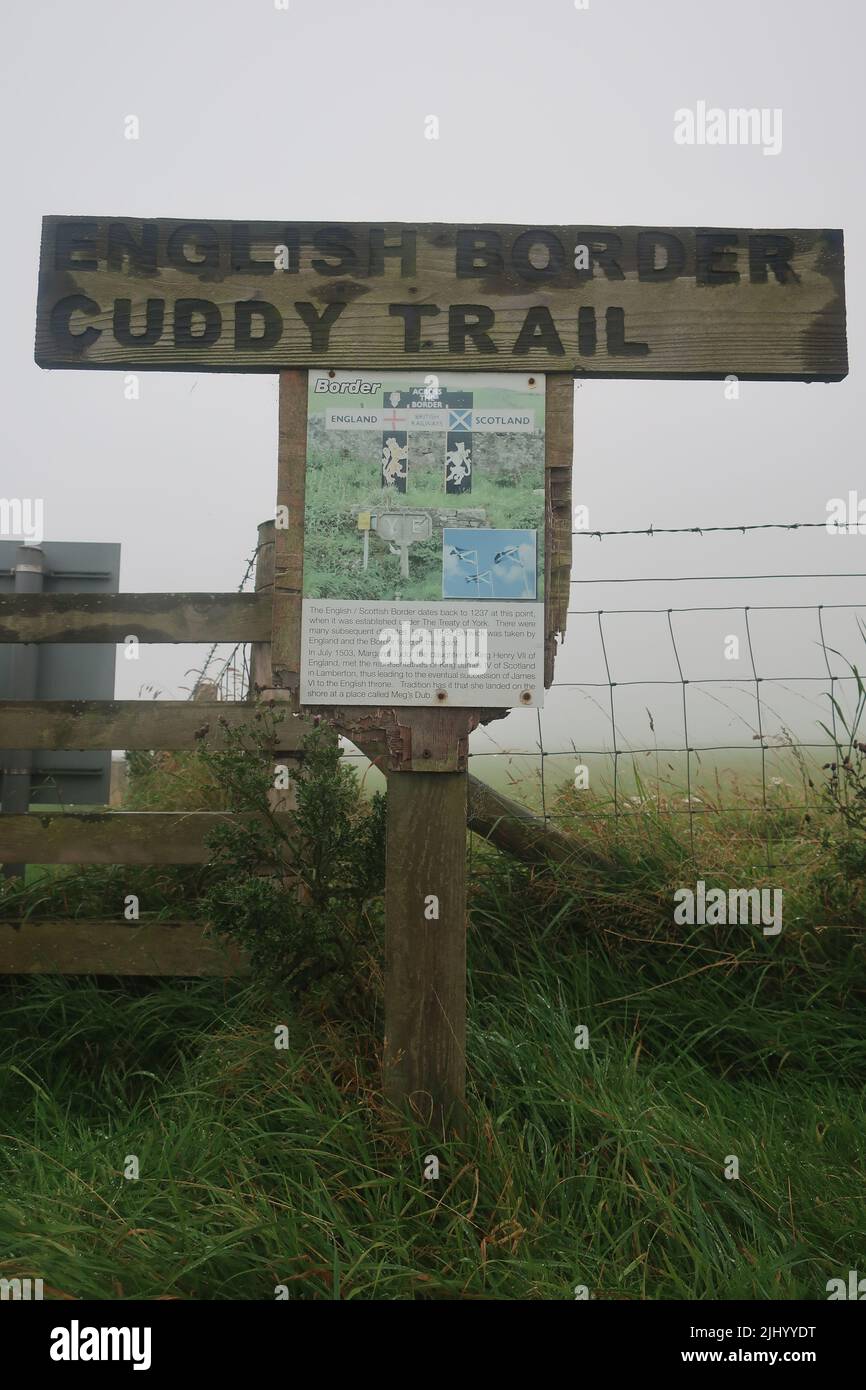 Anglo-Scottish border. English Northern frontier. Scottish Southern ...