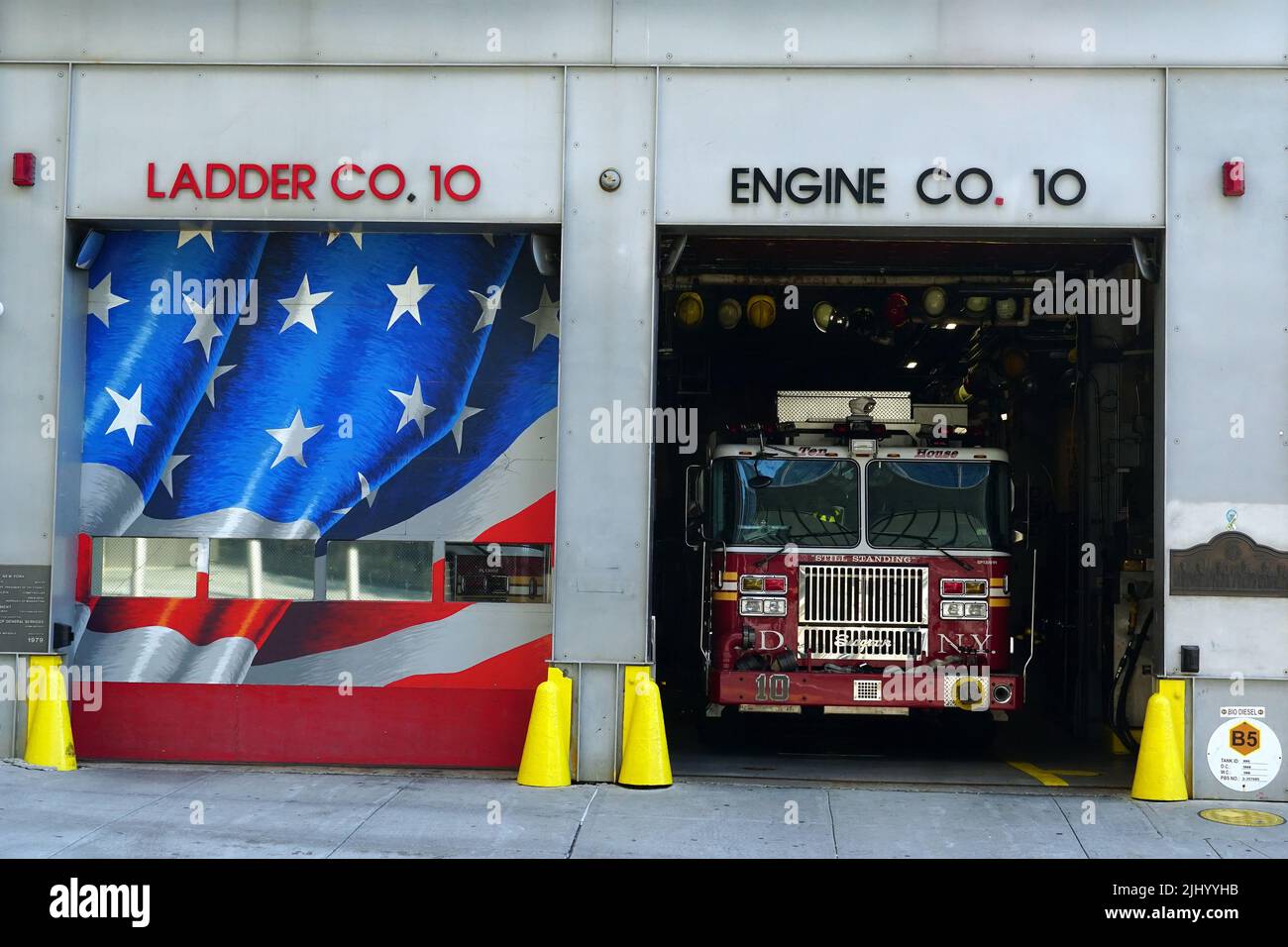 Fire Station near Ground Zero, Manhattan, New York City (NYC), State of ...