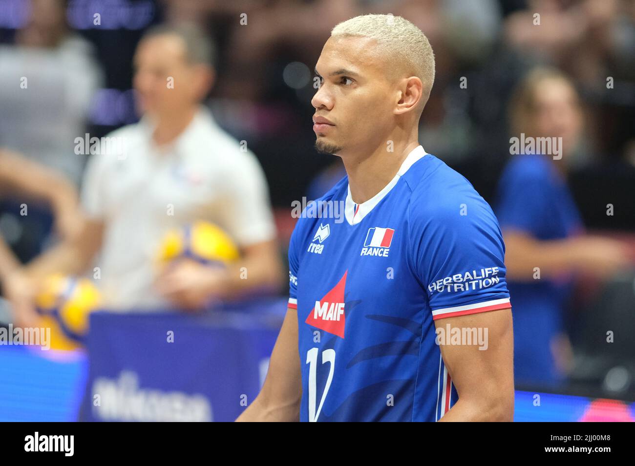 Unipol Arena, Bologna, Italy, July 21, 2022, Portrait of Stephen Boyer ...