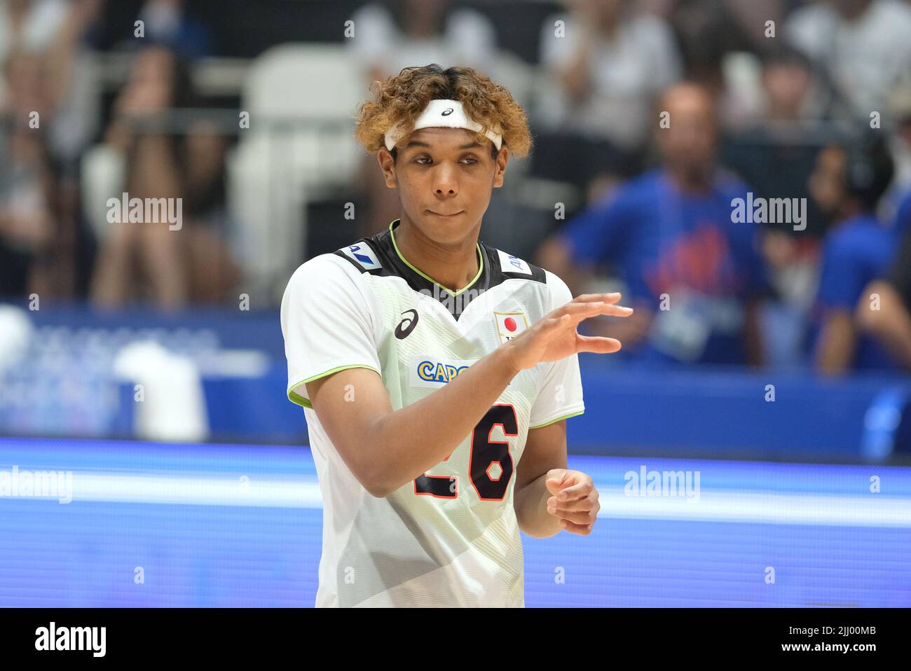 Unipol Arena, Bologna, Italy, July 21, 2022, Portrait of Go Murayama ...