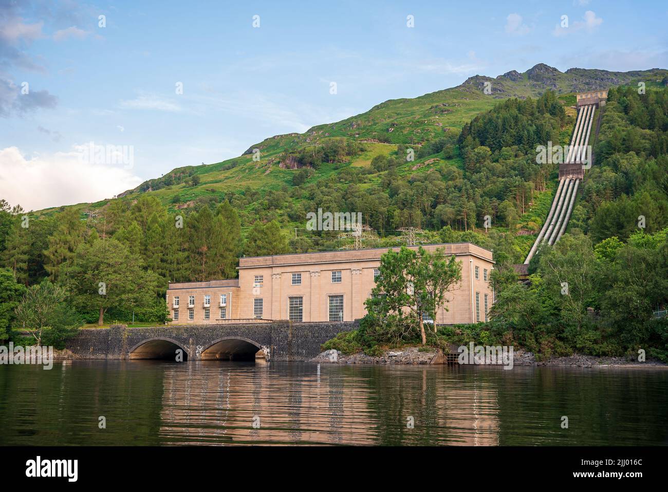 Landscape photography of Hydro Electric Power Station, mountain, forest ...