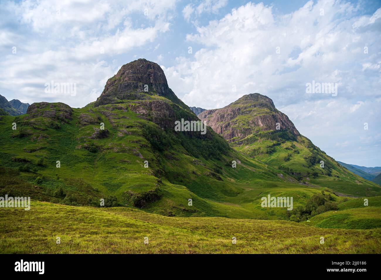 Landscape photography of mountains, meadow, peak, grass Stock Photo - Alamy