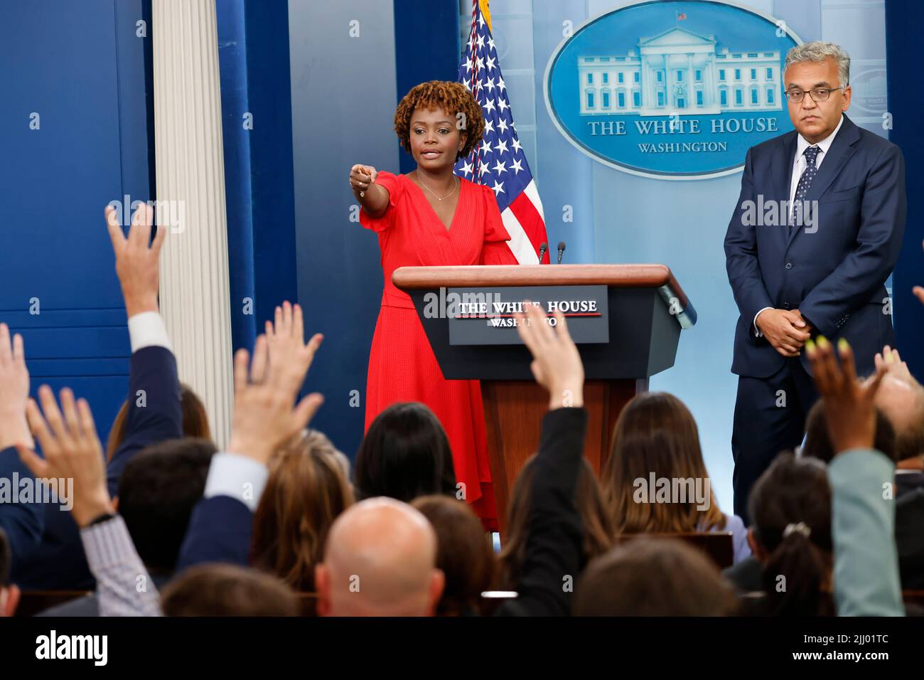 Washington, United States. 21st July, 2022. Karine Jean-Pierre, White ...