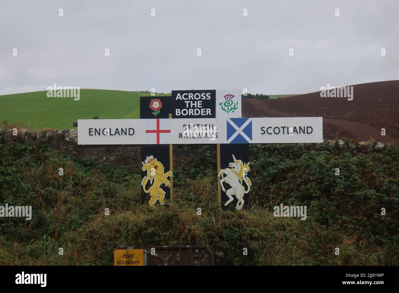 Anglo-Scottish border. English Northern frontier. Scottish Southern ...
