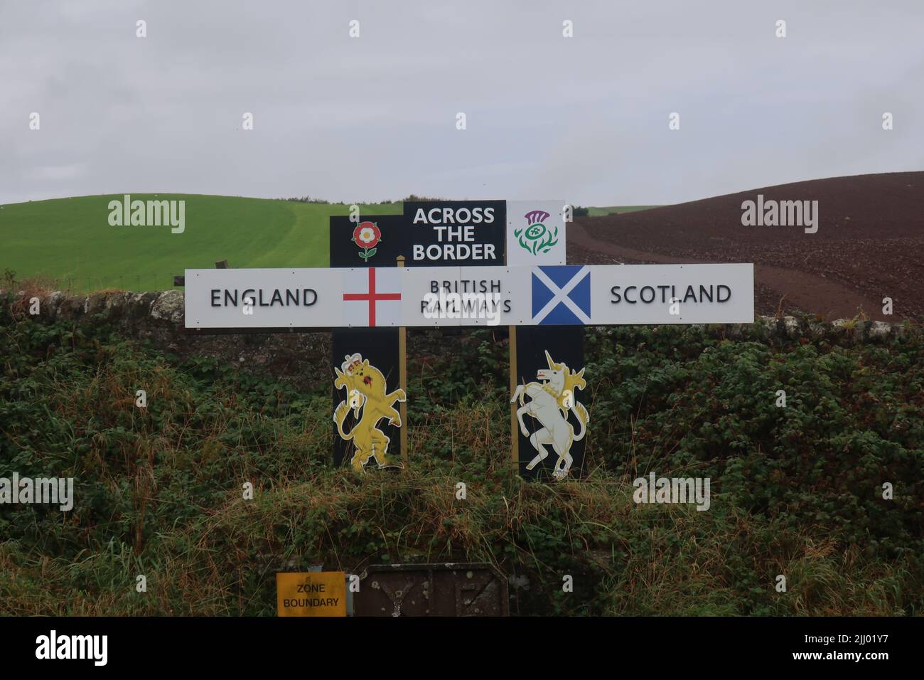 Anglo-Scottish border. English Northern frontier. Scottish Southern ...