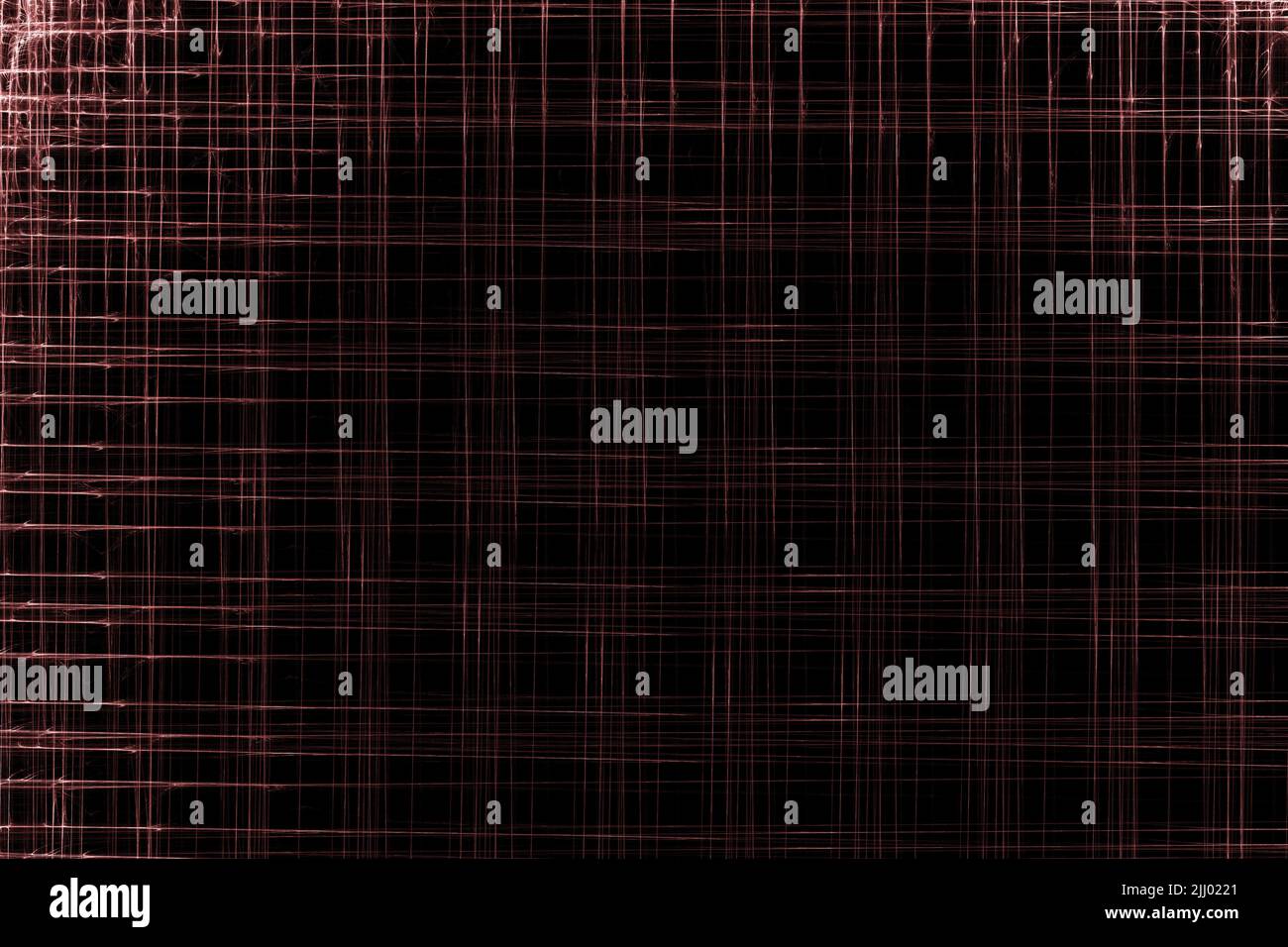 Fractal perspective background - abstract 3d illustration. Chaos ...