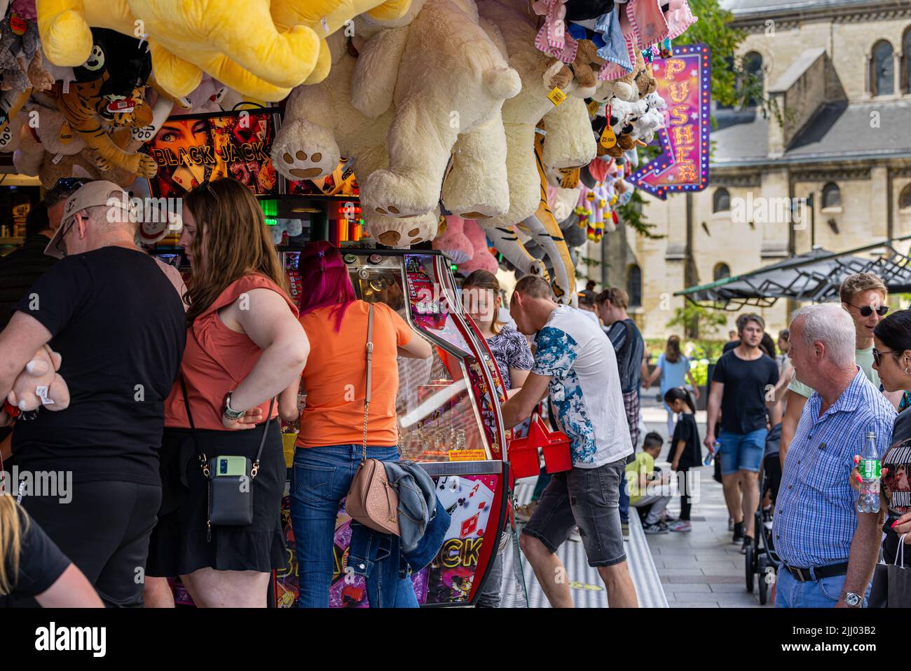 Soft toy prizes fun fair hi-res stock photography and images - Alamy