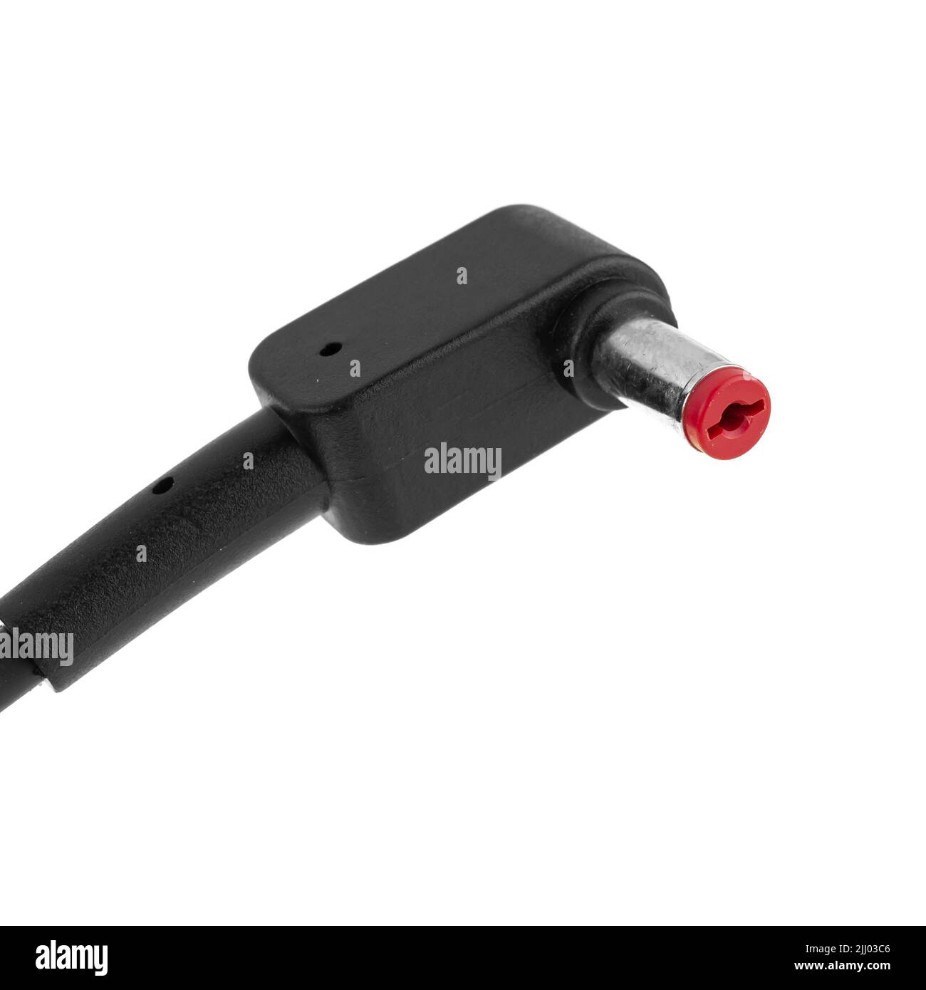 plug for laptop charging socket, on white background Stock Photo - Alamy
