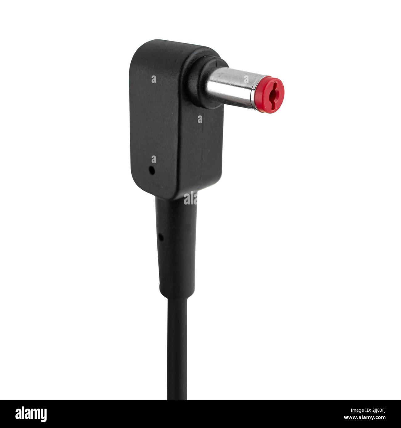 plug for laptop charging socket, on white background Stock Photo - Alamy