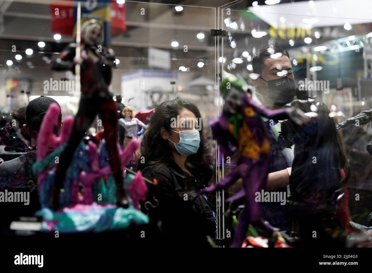 Masks of joker hi-res stock photography and images - Alamy