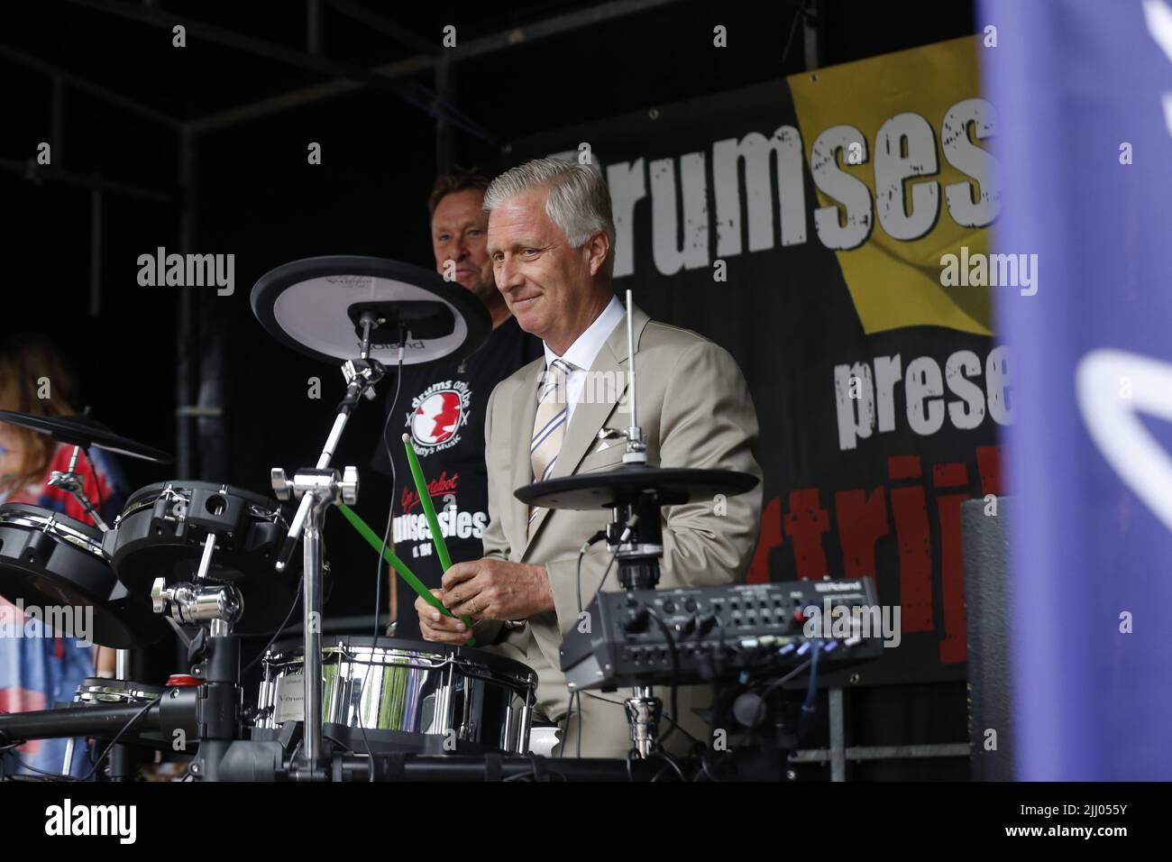 King Philippe - Filip of Belgium pictured in action during a royal ...