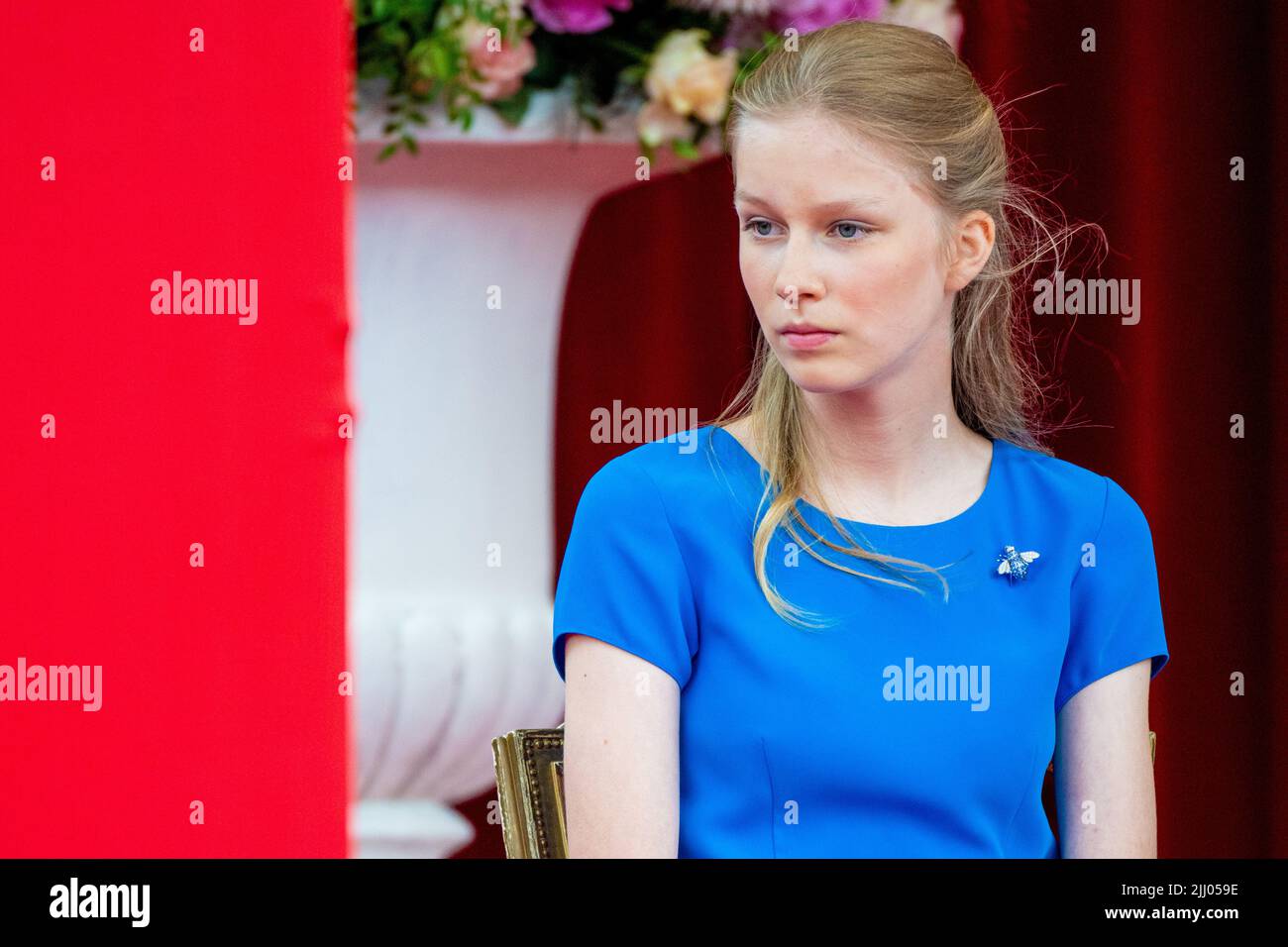 Princess Eleonore of Belgium attending National Day 2022 celebrations ...