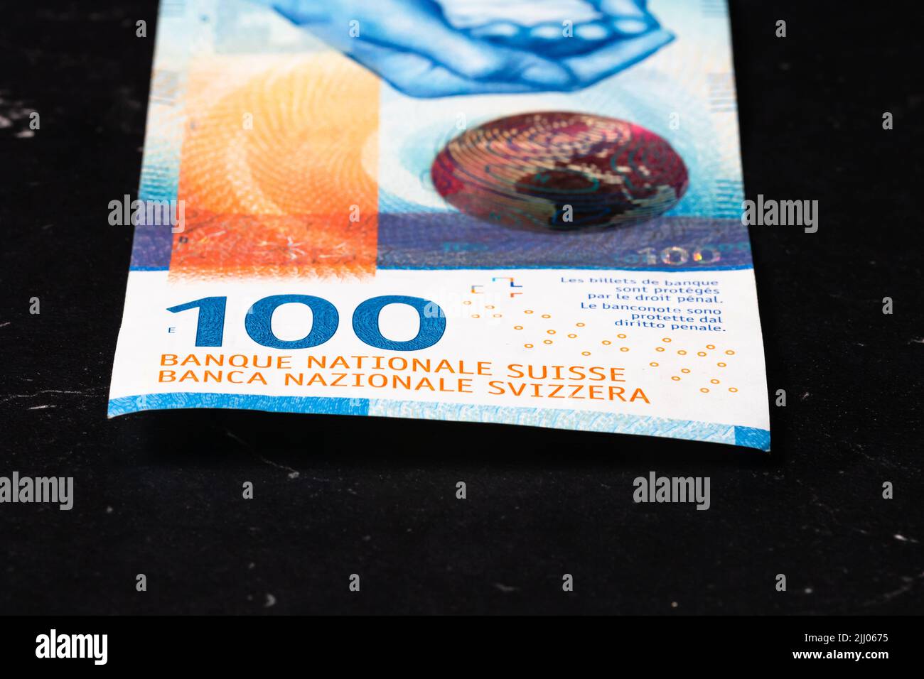 Swiss Franc currency. Europe inflation, CHF money Stock Photo - Alamy