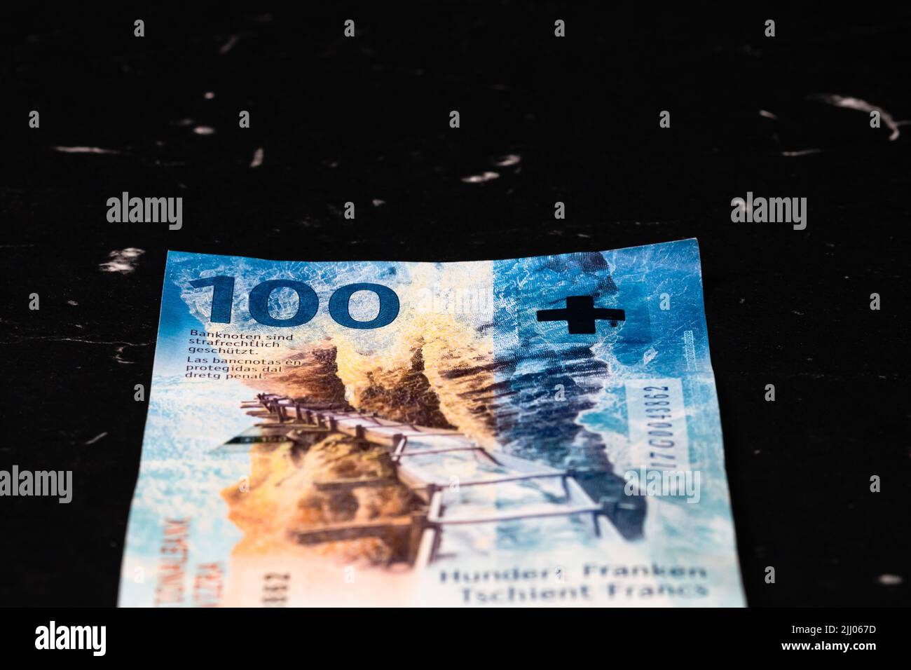 Swiss Franc currency. Europe inflation, CHF money Stock Photo - Alamy