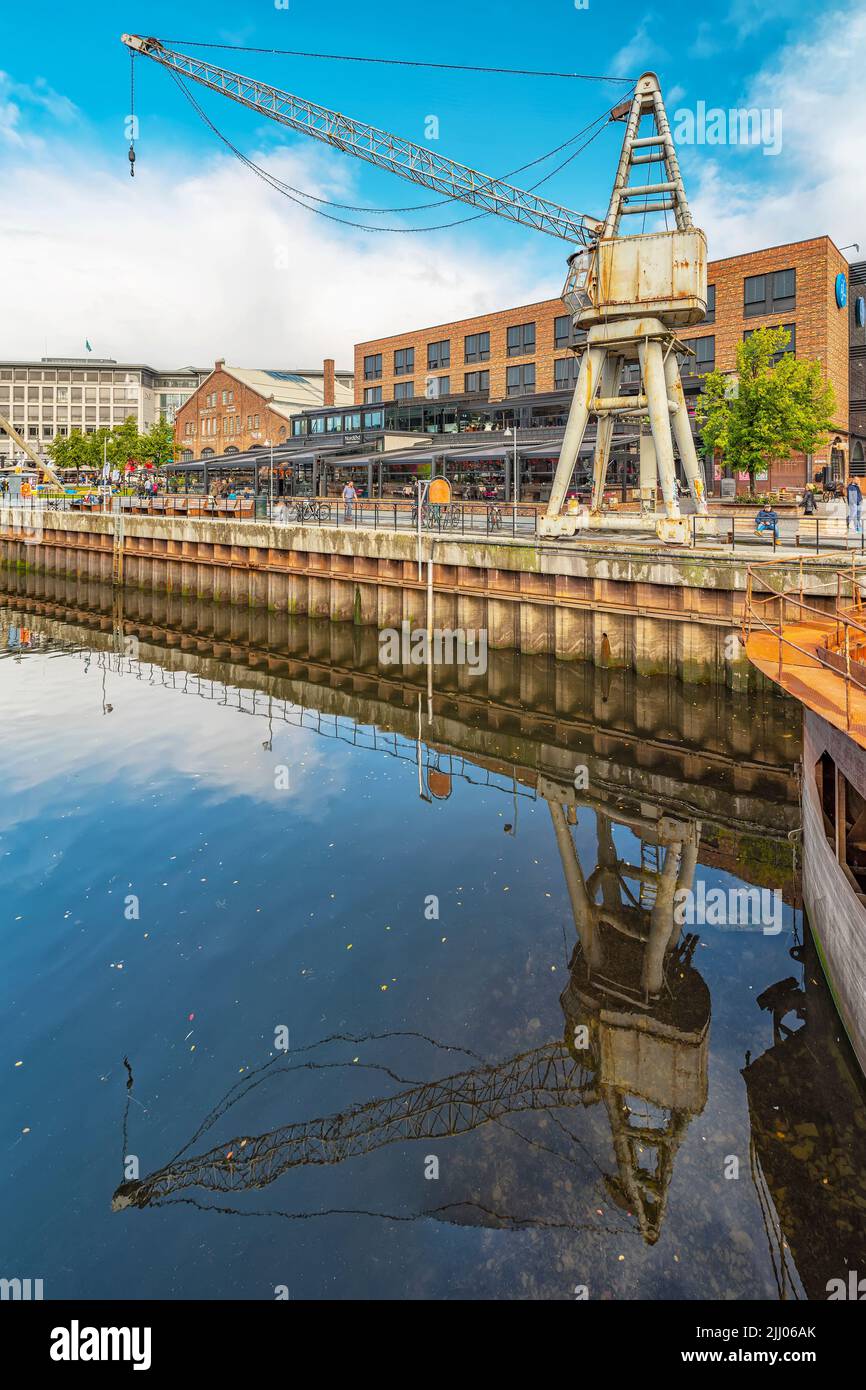 A modern shopping center consisting in the buildings of the old ...