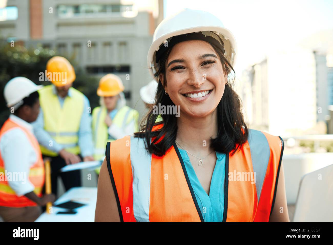 Building is my passion. an attractive young contractor standing outside ...