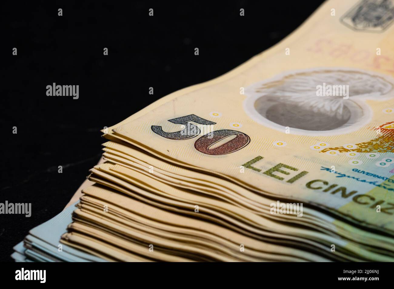 Romanian LEI currency. Europe inflation, LEI money Stock Photo - Alamy