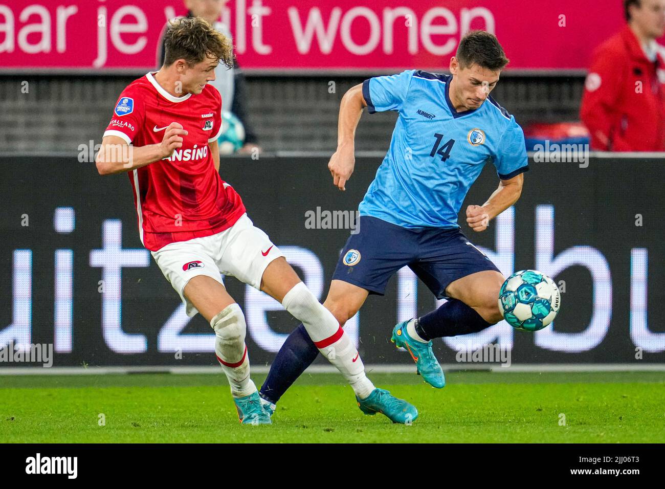 ALKMAAR, NETHERLANDS - JULY 21: Mico Kuzmanovic of FK Tuzla City during ...