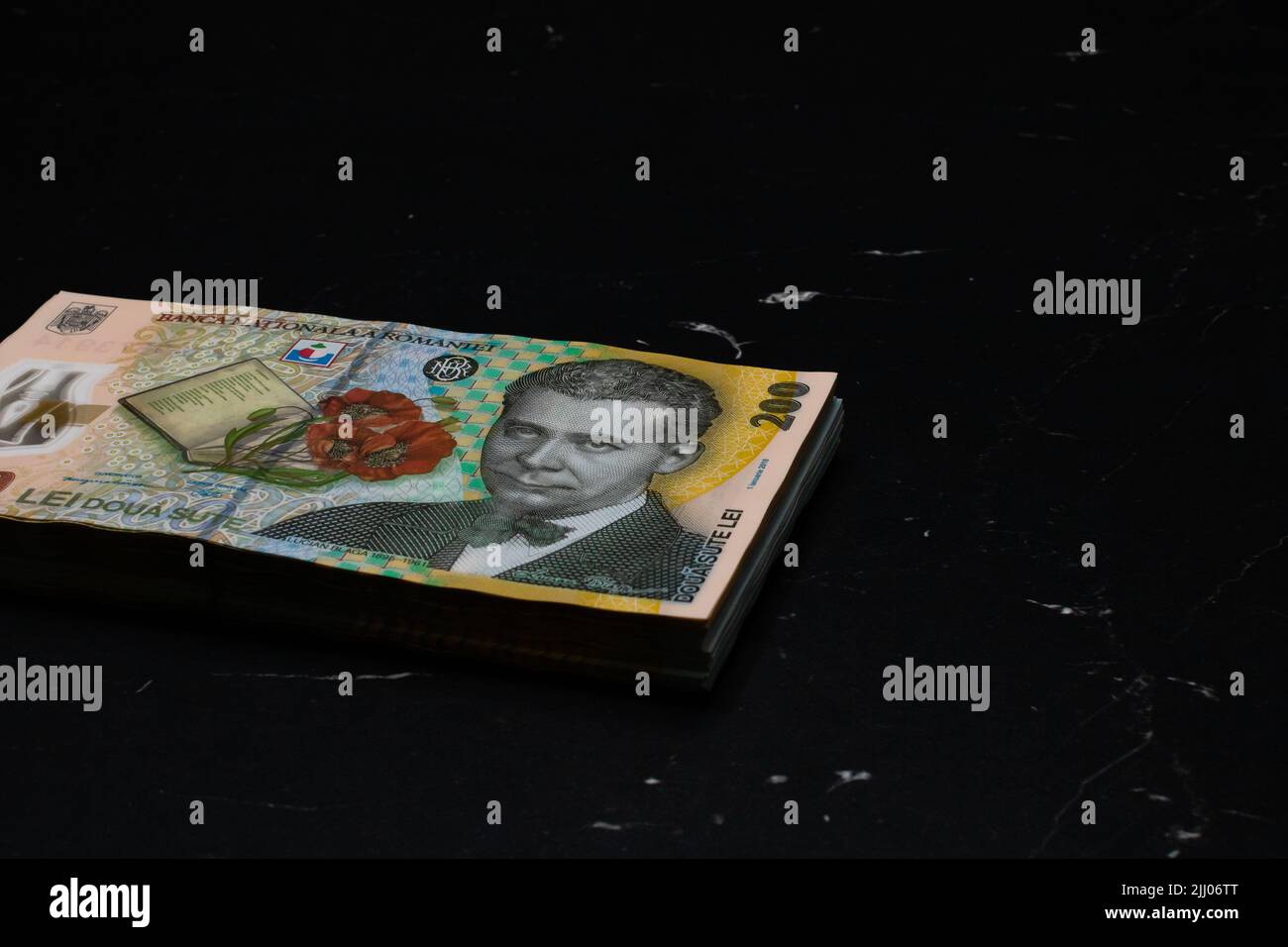 Romanian LEI currency. Europe inflation, LEI money Stock Photo - Alamy