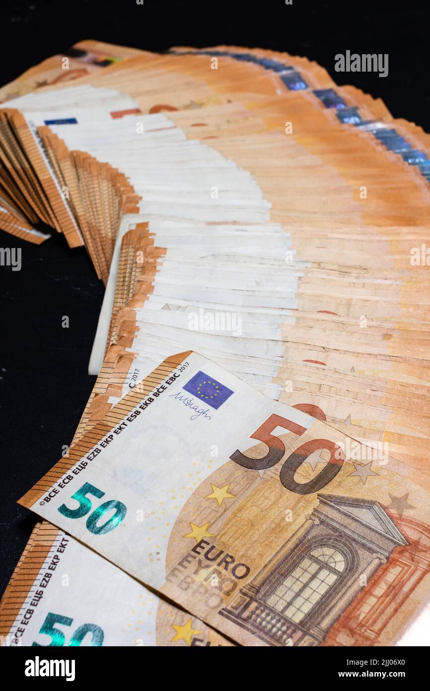 EURO currency. Europe inflation, EUR money Stock Photo - Alamy
