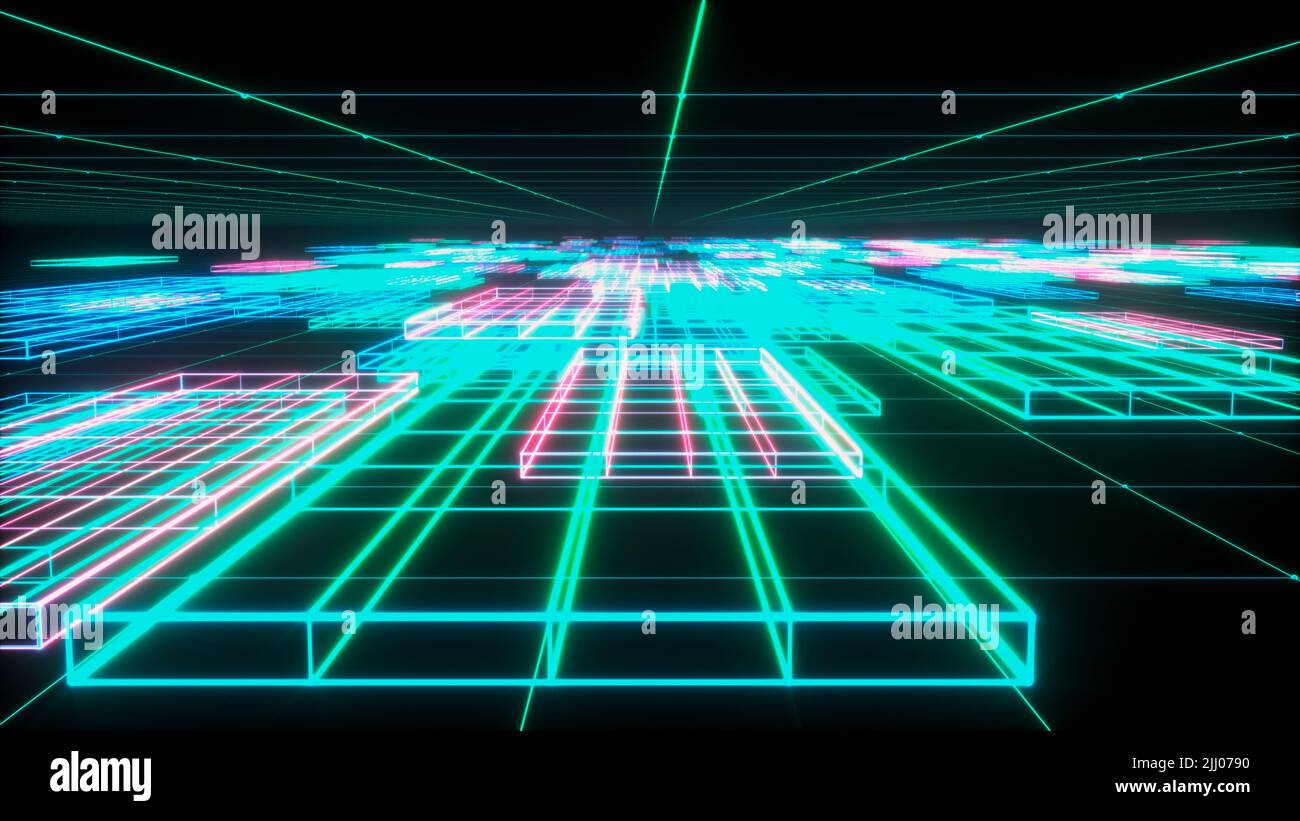 a data stream background (3d rendering Stock Photo - Alamy