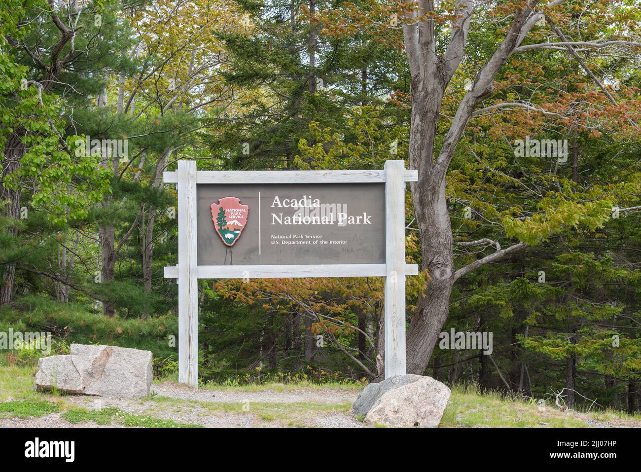 Acadia national park entrance sign hi-res stock photography and images ... Acadia national park entrance sign hi-res stock photography and images ...