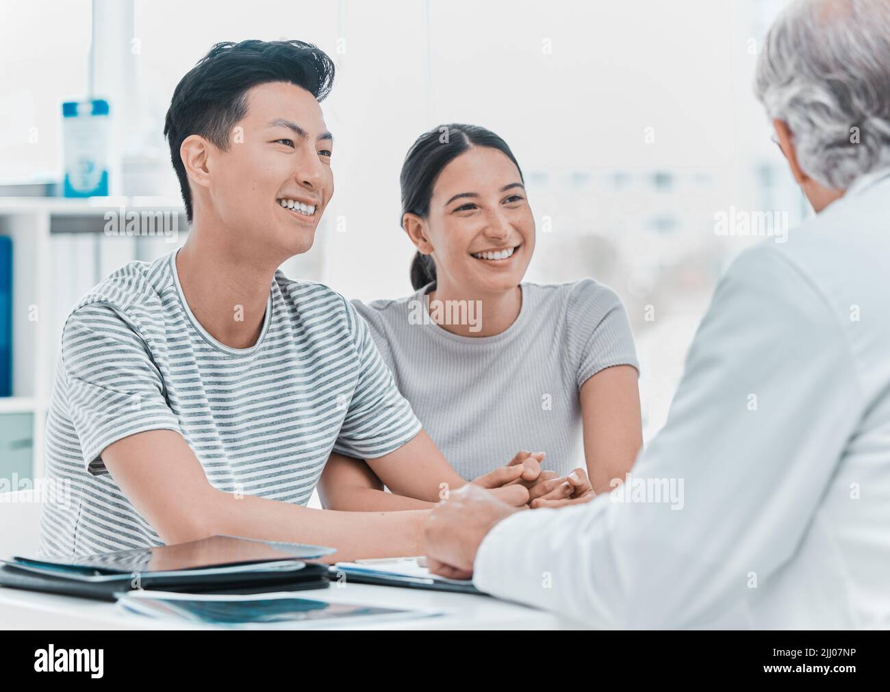 My patients come first, always. a young couple sitting with their ...