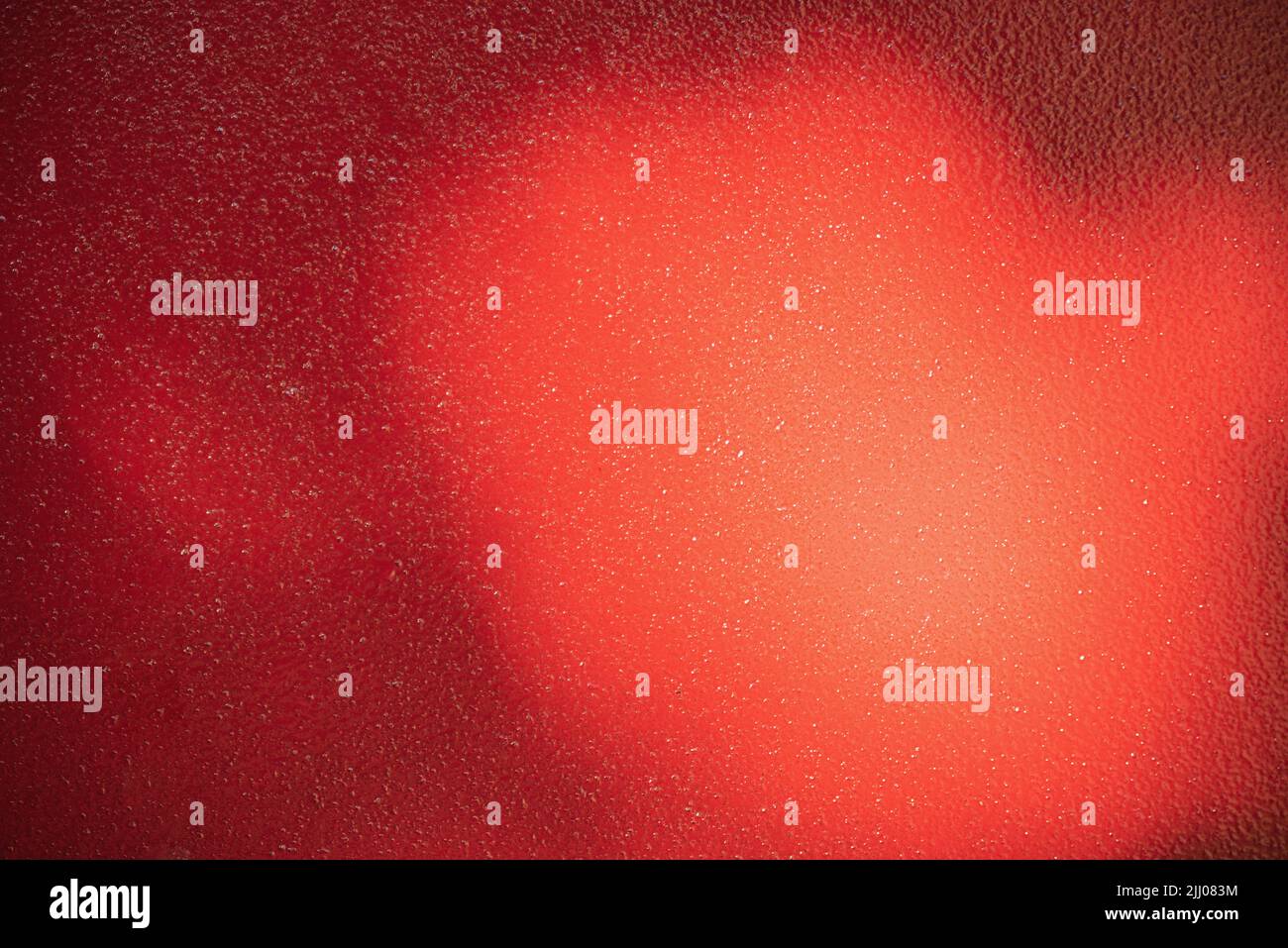 Light and shadow painted with red paint metal texture. Red metal ...