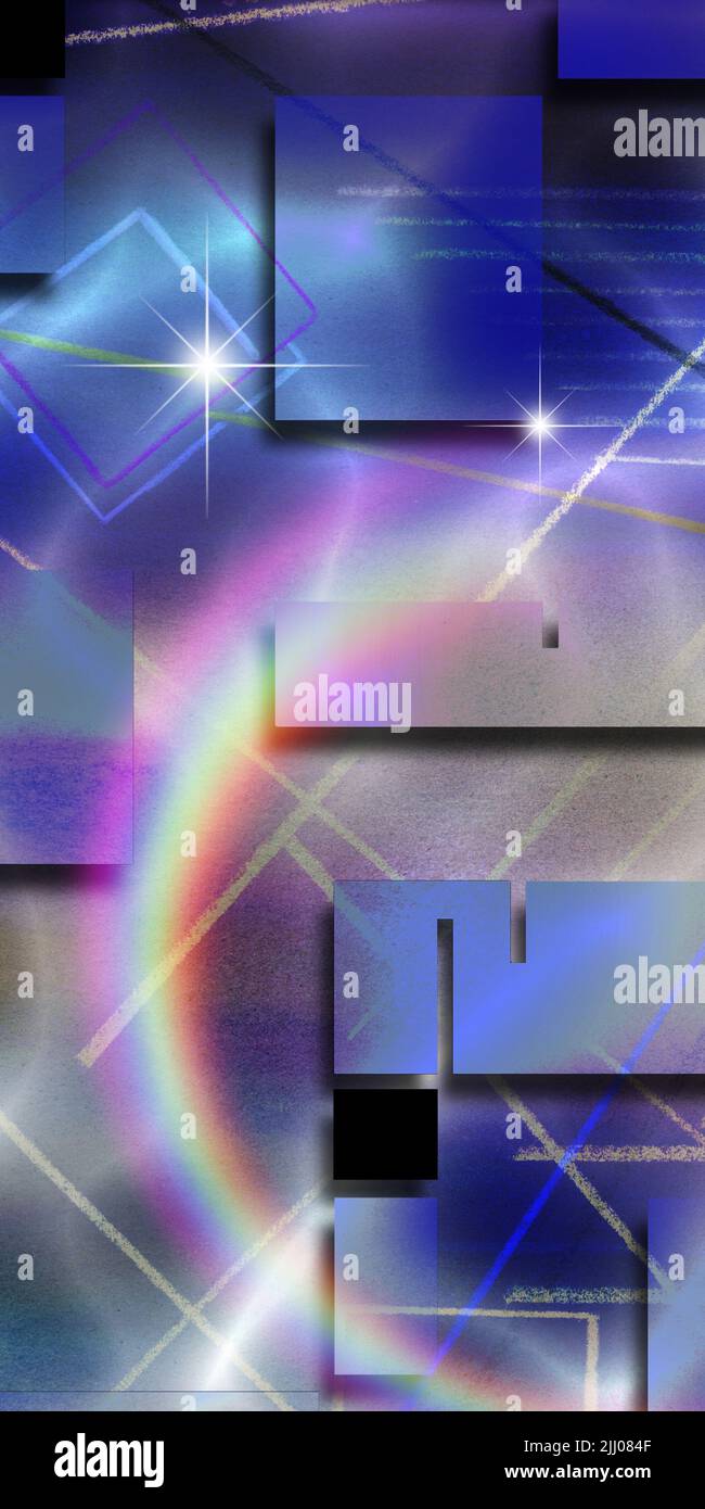 Modern Geometric Abstract. 3D rendering Stock Photo - Alamy