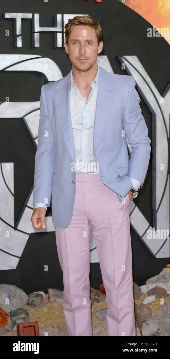 Photo Must Be Credited ©Alpha Press 078237 19/07/2022 Ryan Gosling The ...