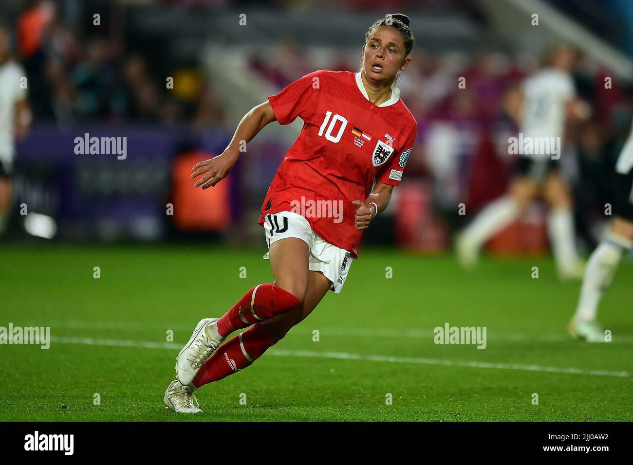 London, UK. 21st July, 2022. Laura Feiersinger of Austria Women in ...