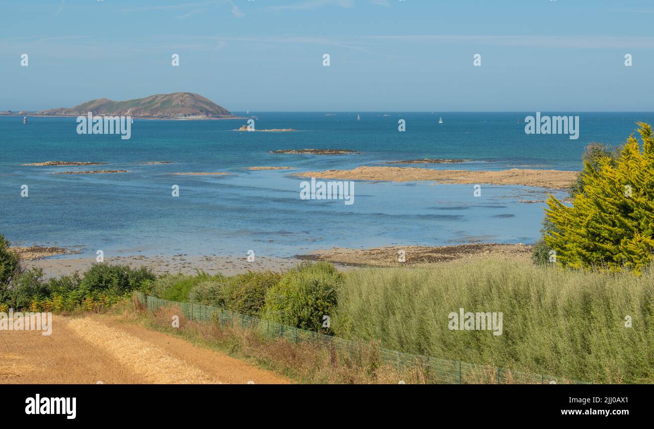 Beach in Louannec, Bretagne, France Stock Photo - Alamy