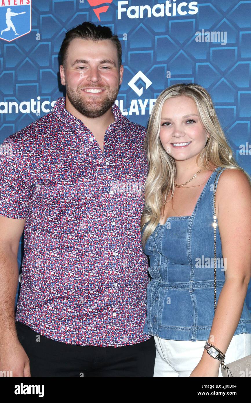 LOS ANGELES - JUL 18: David Bednar at the MLBPA x Fanatics "Players ...