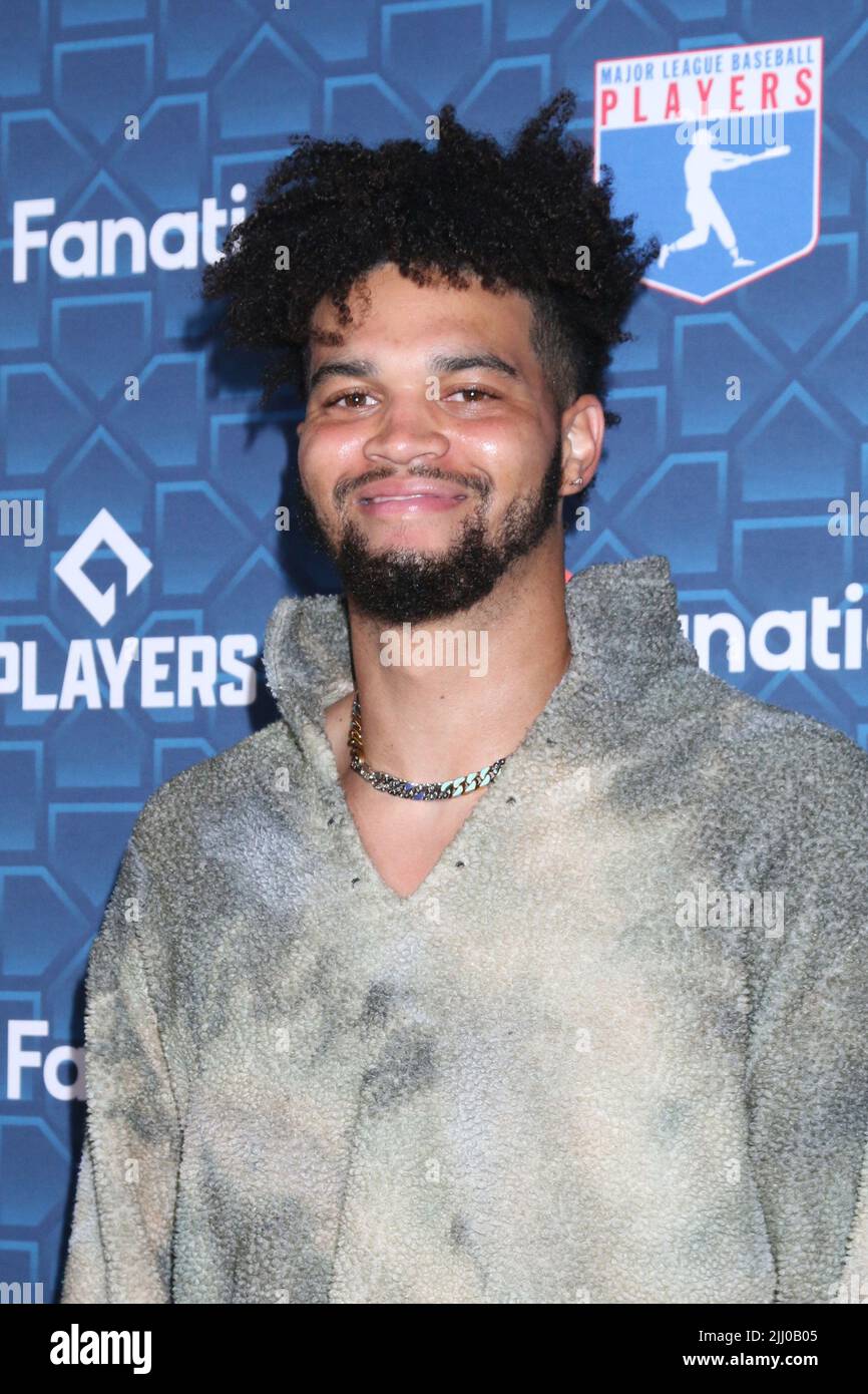 LOS ANGELES - JUL 18: Caleb Williams at the MLBPA x Fanatics "Players ...
