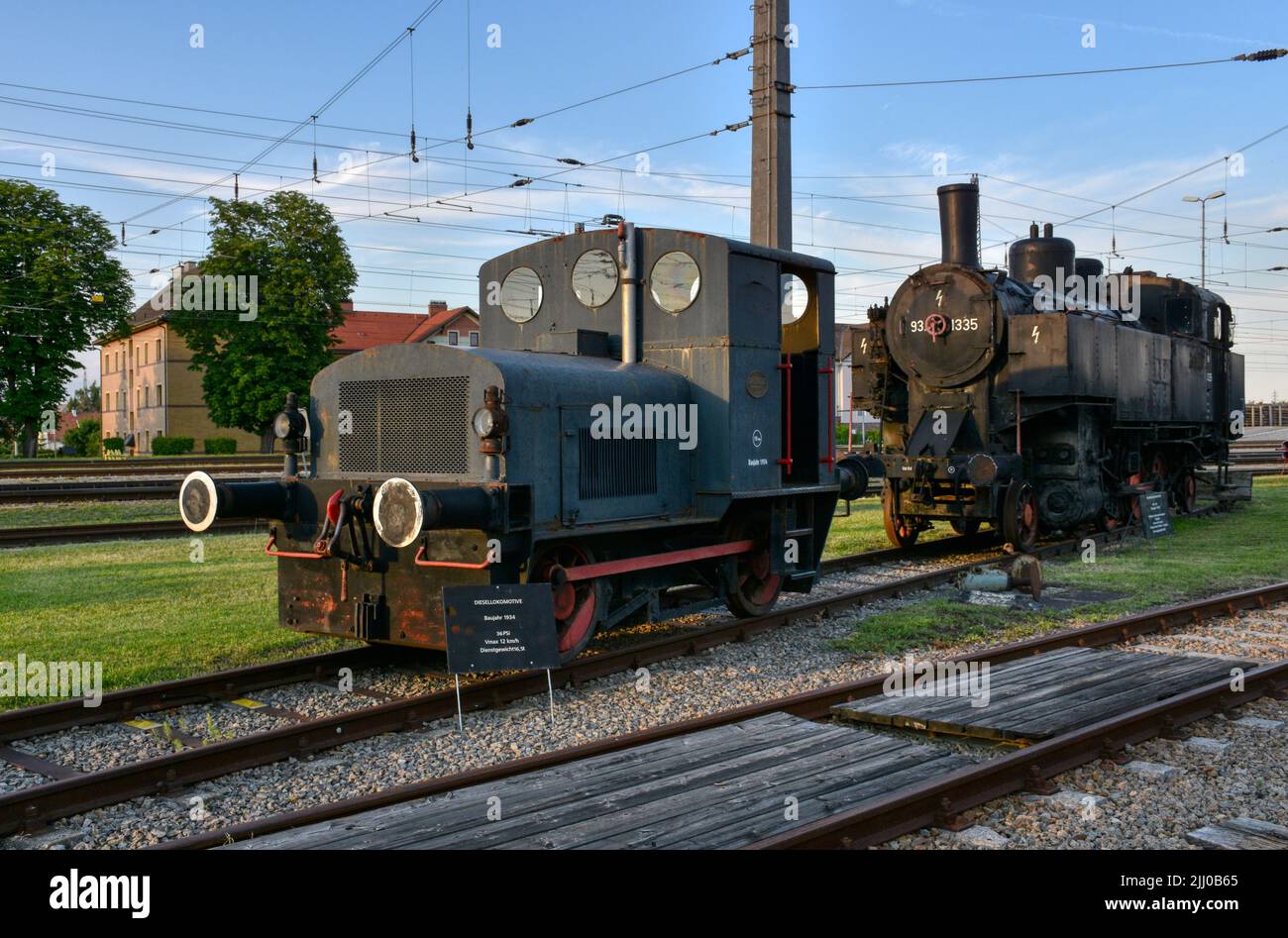 Siegmundsherberg, Dampflok, Diesellok, Lokomotive, ausgemustert ...