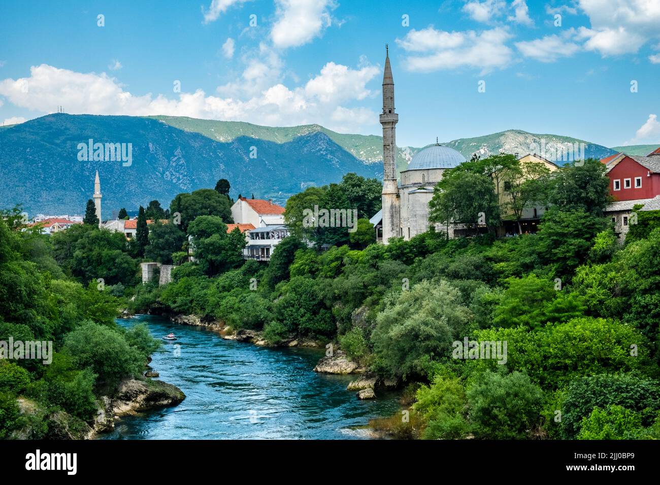 Turkish influence visible along the banks of the Neretva River as ...
