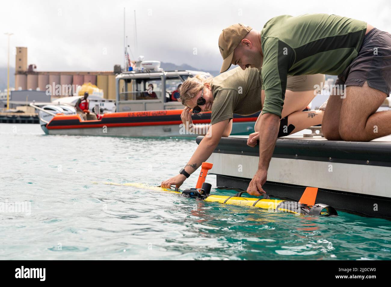 Honolulu, United States. 14 July, 2022. U.S. Navy Fleet Survey Team ...