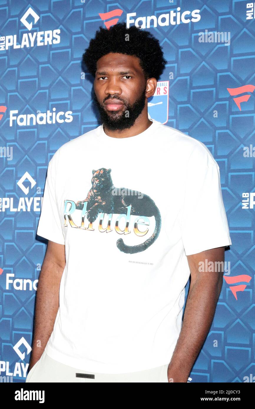 July 18, 2022, Los Angeles, CA, USA: LOS ANGELES - JUL 18: Joel Embiid ... July 18, 2022, Los Angeles, CA, USA: LOS ANGELES - JUL 18: Joel Embiid ...