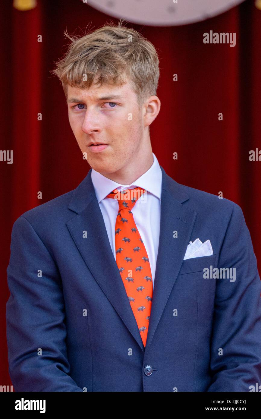 Prince Emmanuel of Belgium attending National Day 2022 celebrations in ...