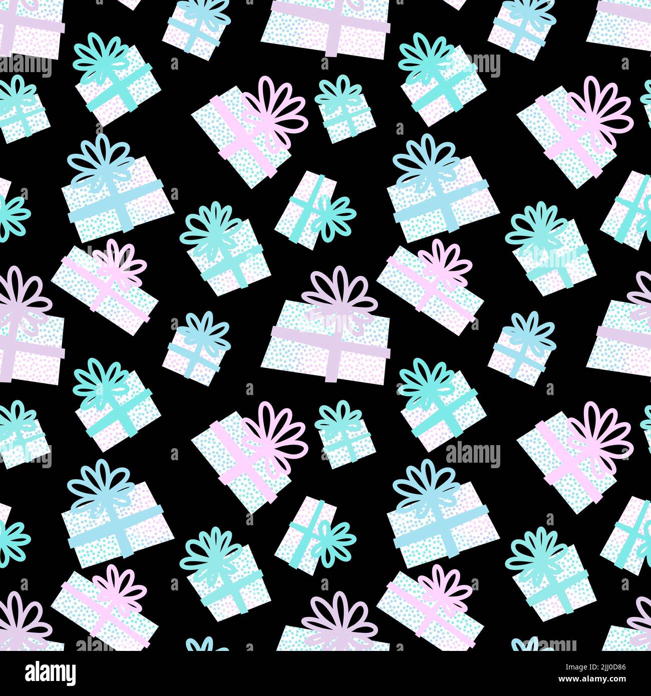 Christmas seamless present pattern for new year gifts and birthday ...