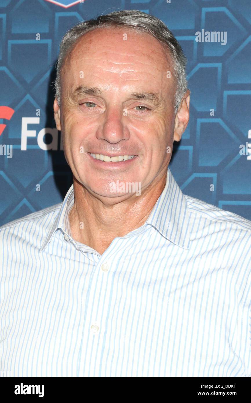 July 18, 2022, Los Angeles, CA, USA: LOS ANGELES - JUL 18: Rob Manfred ... July 18, 2022, Los Angeles, CA, USA: LOS ANGELES - JUL 18: Rob Manfred ...