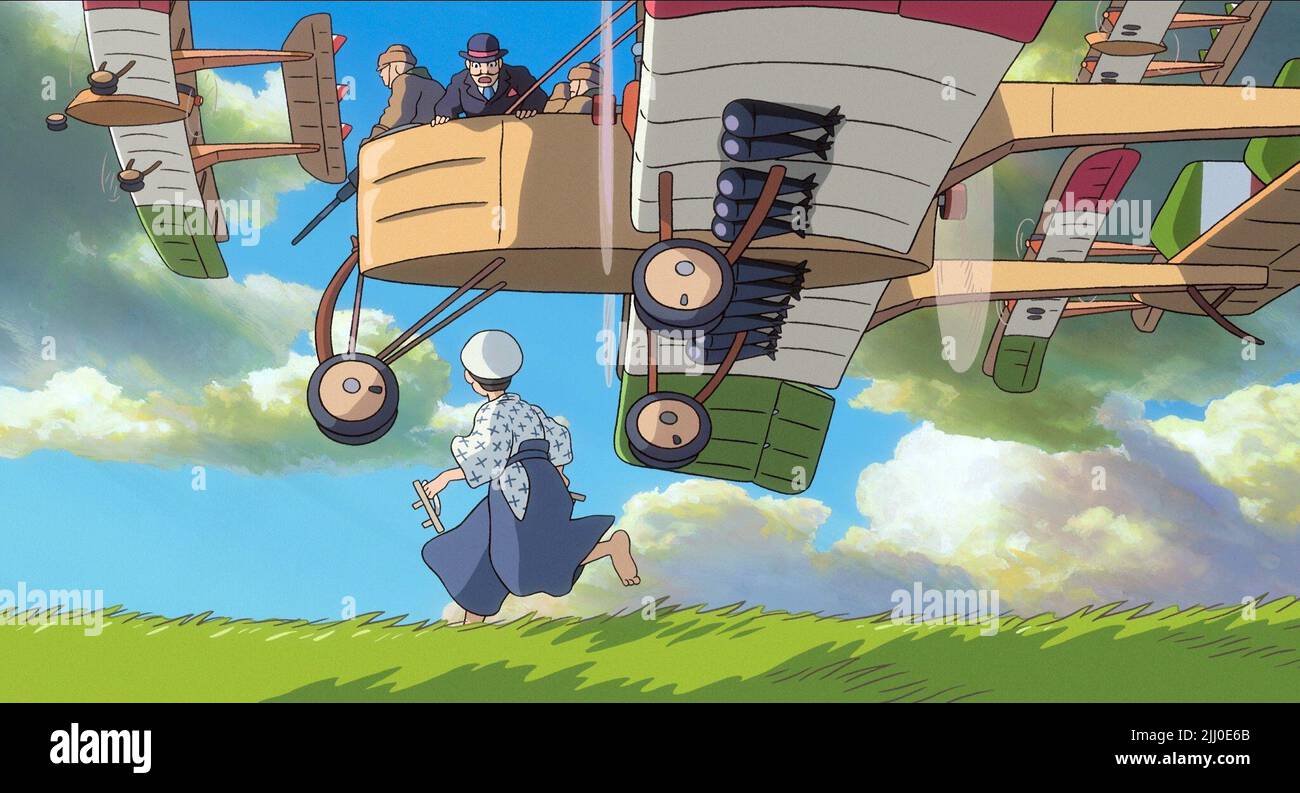 HORIKOSHI,CAPRONI, THE WIND RISES, 2013 Stock Photo - Alamy