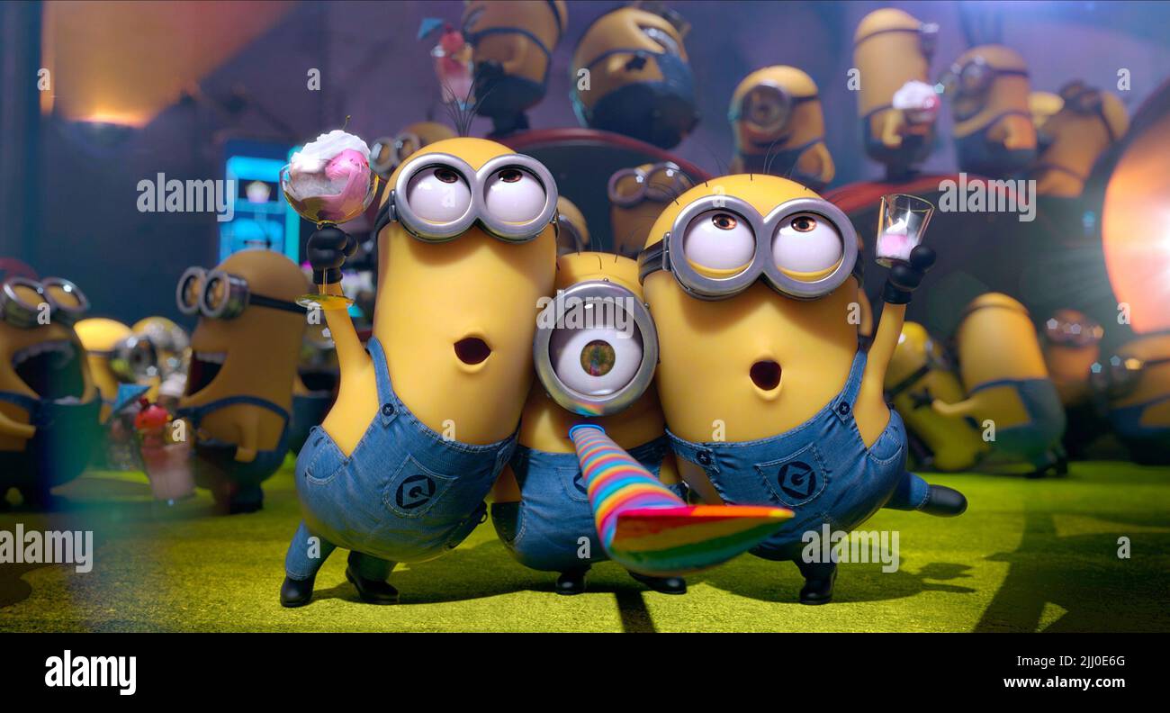 MINONS, DESPICABLE ME 2, 2013 Stock Photo - Alamy