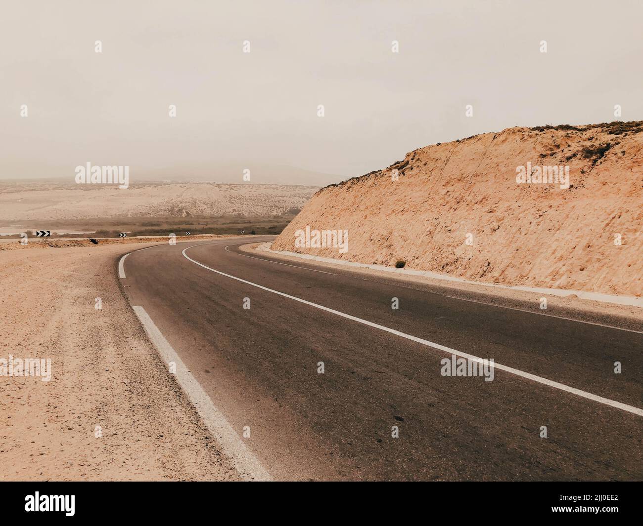 A desert mountain highway in Atlas Morocco Stock Photo - Alamy