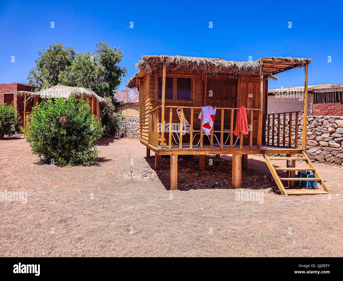 Cottage in a Bedouin Camp on the Sea in Ras Shitan in Oasis in Sinai ...